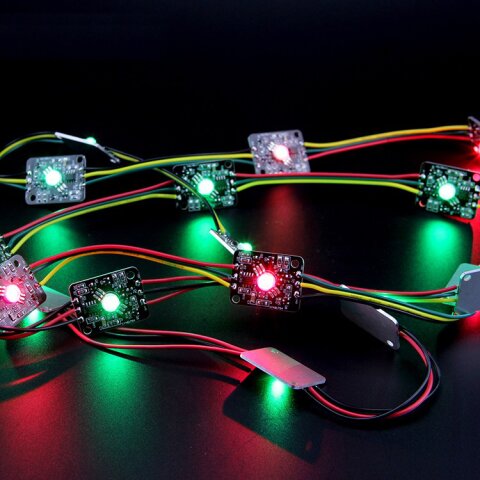 3 Watt WS2812b High Power RGB LED, 4,79